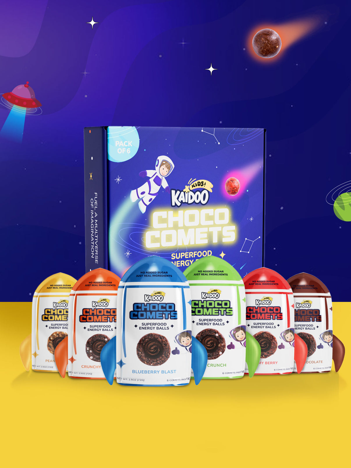 Choco Comets Energy Bites Variety Box – Kaidoo